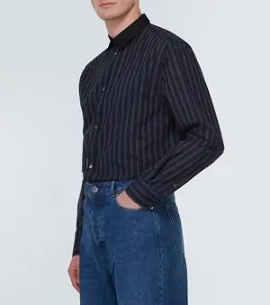 Loewe Striped Cotton Poplin Shirt