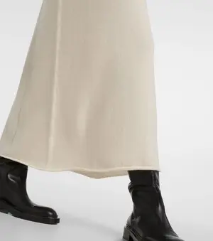 JIL SANDER Knitted Cashmere Midi Dress