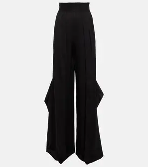 Maticevski High-rise Wide-leg Trousers - Black