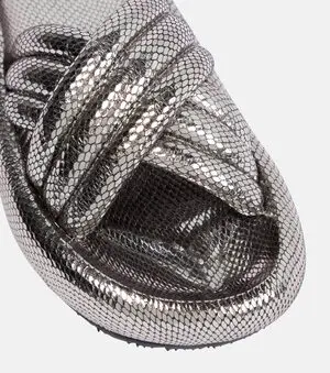Isabel Marant Étoile Niloo Snake-effect Leather Sandals