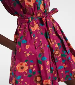 Ulla Johnson Brienne Floral Cotton Mini Dress
