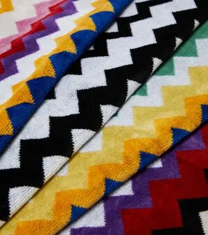 Missoni Cyrus Set Of 3 Cotton Towels - Multicoloured