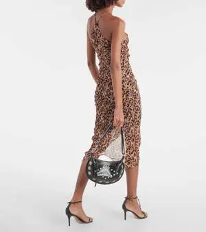 MARANT ETOILE Valdi Halterneck Midi Dress - Multicoloured