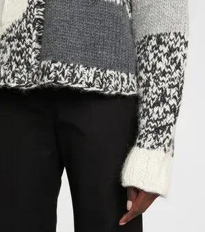 JOSEPH Intarsia Wool-blend Sweater