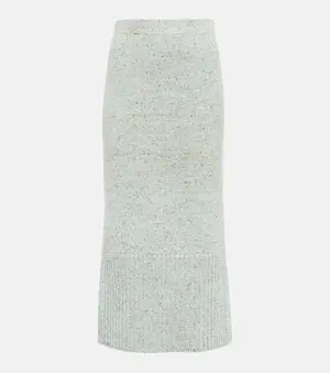 Ulla Johnson Kaiya High-rise Knit Midi Skirt