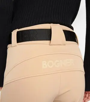 Bogner Madei Mid-rise Slim Ski Pants - Neutrals
