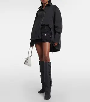 Attico Sienna Denim Knee-high Boots