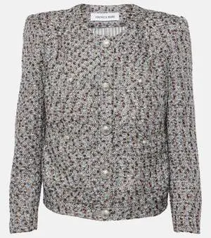 Veronica Beard Ferazia Metallic Tweed Jacket - Multicoloured