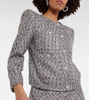 Veronica Beard Ferazia Metallic Tweed Jacket
