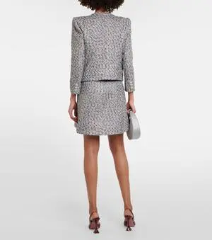 Veronica Beard Ferazia Metallic Tweed Jacket
