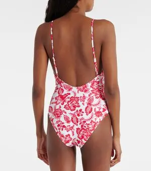 Melissa Odabash Maui Floral Print One-piece Swimsuit