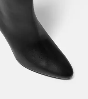Manolo Blahnik Calasso Leather Ankle Boots