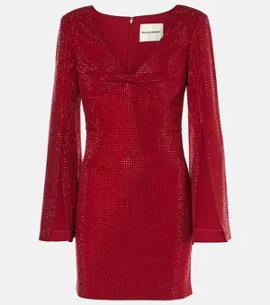 Roland Mouret Sequined Mini Dress - Red