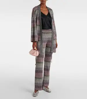 Missoni Zigzag High-rise Flared Pants