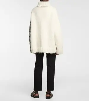 JOSEPH Intarsia Wool-blend Sweater