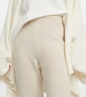THE ROW Gregori Cashmere Flared Trousers