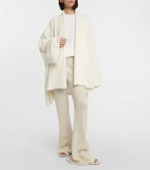 THE ROW Gregori Cashmere Flared Trousers