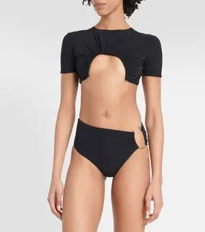 Christopher Esber U Prong Bikini Bottoms - Black