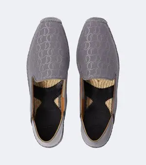 CHRISTIAN LOUBOUTIN Espadon Leather-trimmed Jacquard Espadrilles