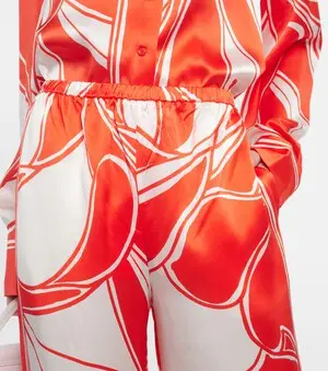 SIR. Ramona Printed Wide-leg Pants