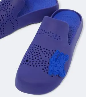Burberry Logo Rubber Clogs