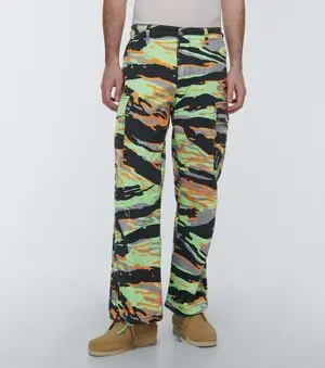 ERL Printed Cotton Cargo Pants