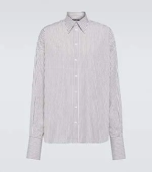 Dolce & Gabbana Striped Cotton Poplin Shirt - Multicoloured