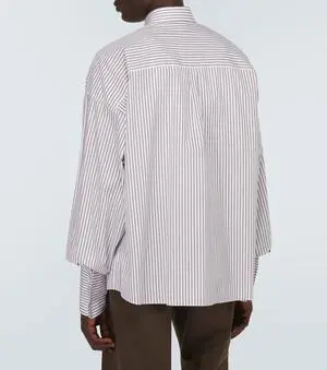 Dolce & Gabbana Striped Cotton Poplin Shirt