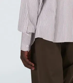 Dolce & Gabbana Striped Cotton Poplin Shirt
