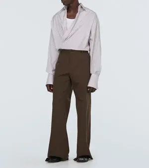 Dolce & Gabbana Striped Cotton Poplin Shirt