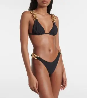 SAME Chain-detail Bikini Bottoms