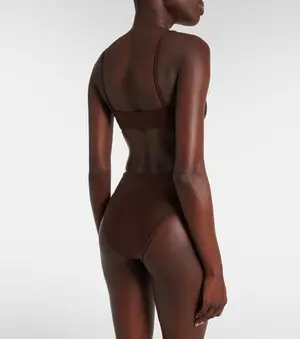 Jade Swim Muse Bikini Top - Brown