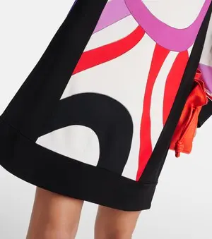 Emilio Pucci Marmo Printed Viscose Blend Mini Dress