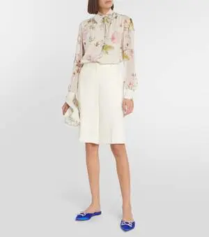Giambattista Valli Embellished Satin Mules
