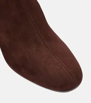 AQUAZZURA Saint Honoré Suede Ankle Boots