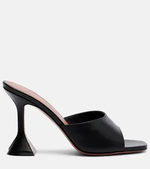 Amina Muaddi Lupita Leather Mules