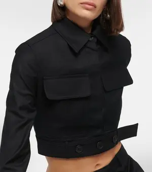 AYA MUSE Myca Cropped Wool Jacket