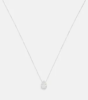 PERSEE Floating Diamond White Gold Necklace