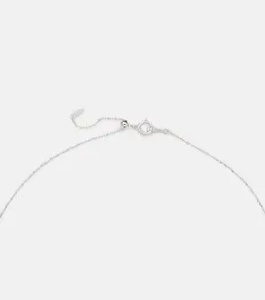 PERSEE Floating Diamond White Gold Necklace
