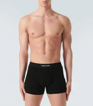 TOM FORD Stretch-cotton Boxer Briefs - Black