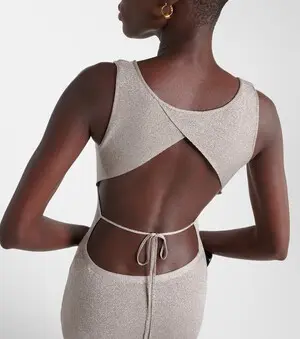 TOM FORD Metallic Knit Maxi Dress