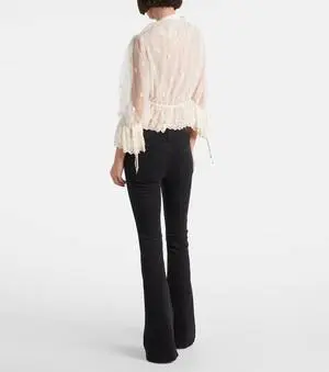 FRAME Le High Flare Jeans - Black