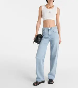 AGOLDE Harper Mid-rise Straight Leg Jeans