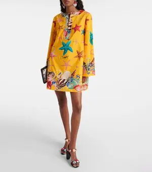 Dolce & Gabbana Capri Printed Cotton Tunic