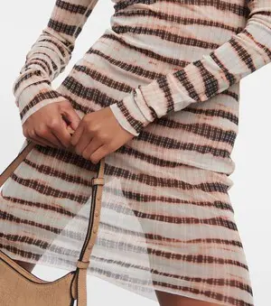 JEAN PAUL GAULTIER Striped Mini Dress