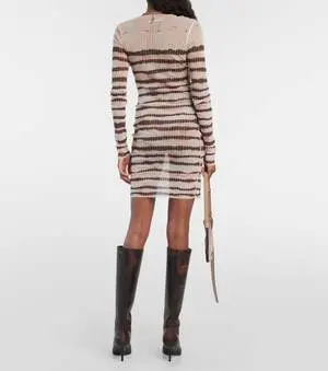 JEAN PAUL GAULTIER Striped Mini Dress