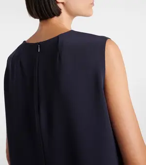 THE ROW Mirna Cady Sheath Dress - Blue