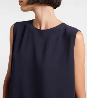THE ROW Mirna Cady Sheath Dress - Blue