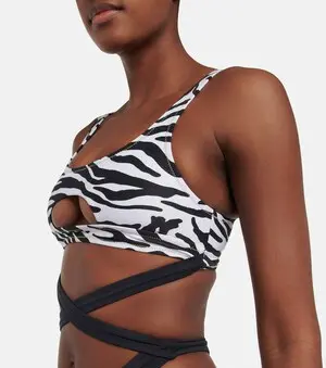 REINA OLGA Theresa Animal Print Swimsuit