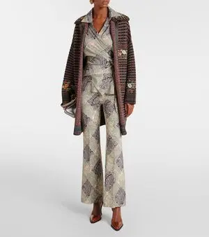 Etro Printed Wrap Top